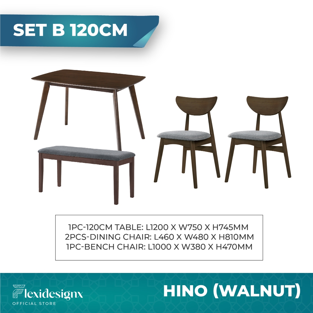 Dining Room Set for 4 / Cafe Table Set / Small Family Dining Set / 2 ...