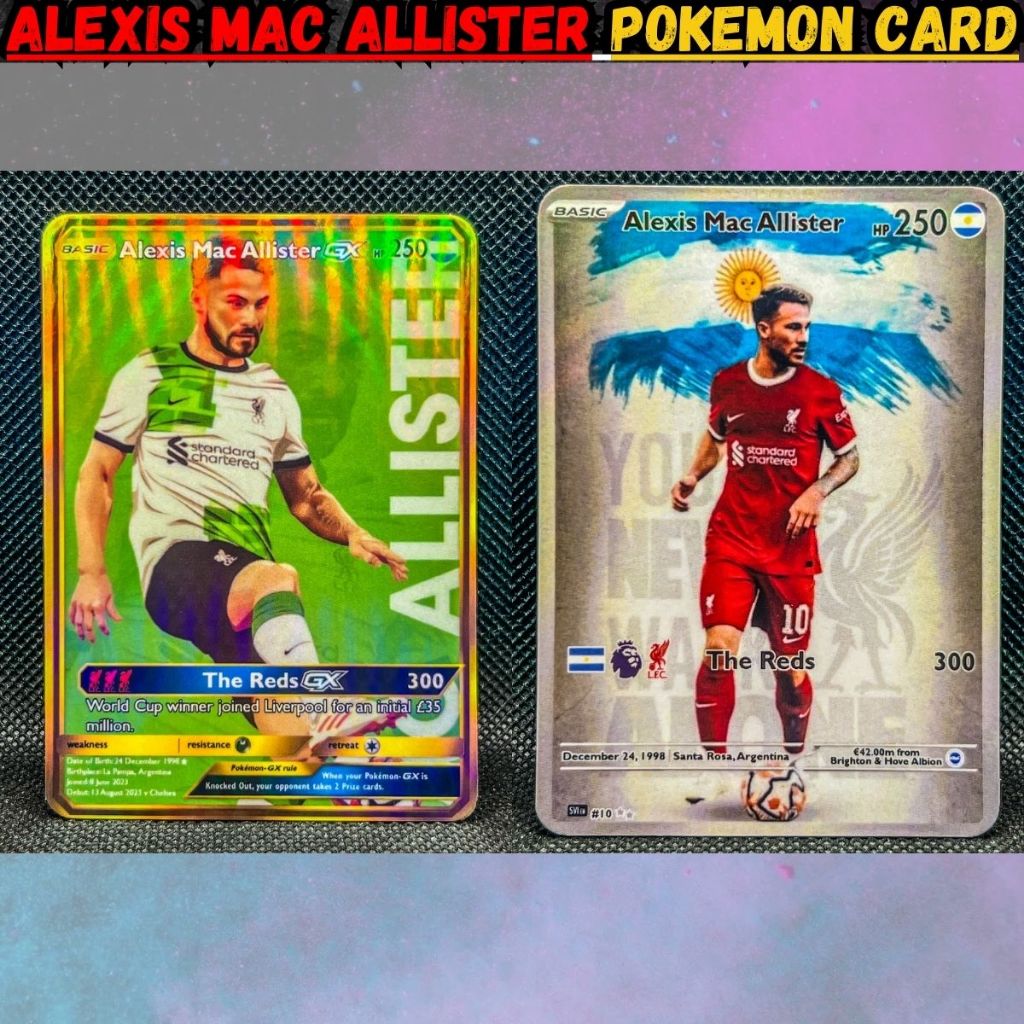 Liverpool - Alexis Mac Allister Pokemon Card | Shopee Singapore