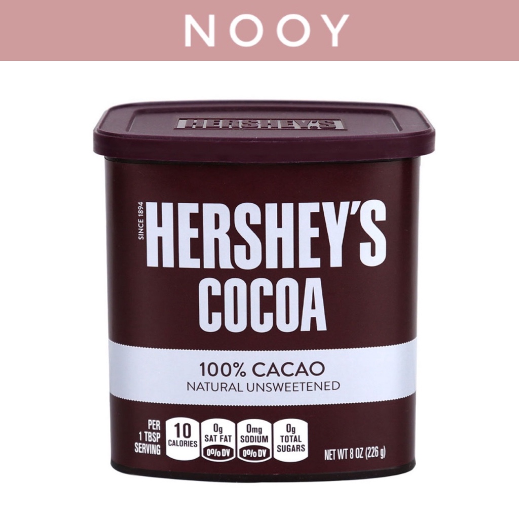 [Hershey's] Cocoa Powder 100% CACAO Natural Unsweetened 226g | Shopee ...