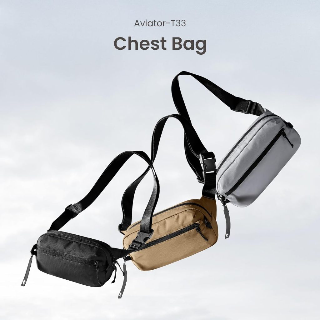 Tomtoc Aviator-T33 Sling Bag | Crossbody Bag | Chest Bag | Shoulder Bag with RFID Blocking | 3 ...