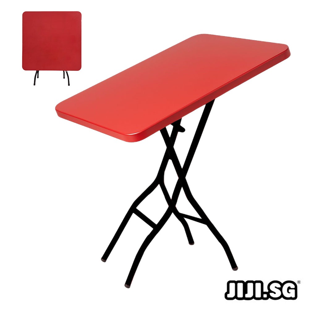 (JIJI SG) GRIDA Square Foldable Table / GRIDA 90x90cm / Folding TABLE ...