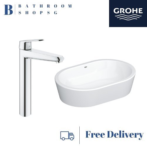 Grohe Eurocosmo 39122001 Vessel Basin 60 Bundle with Eurodisc ...