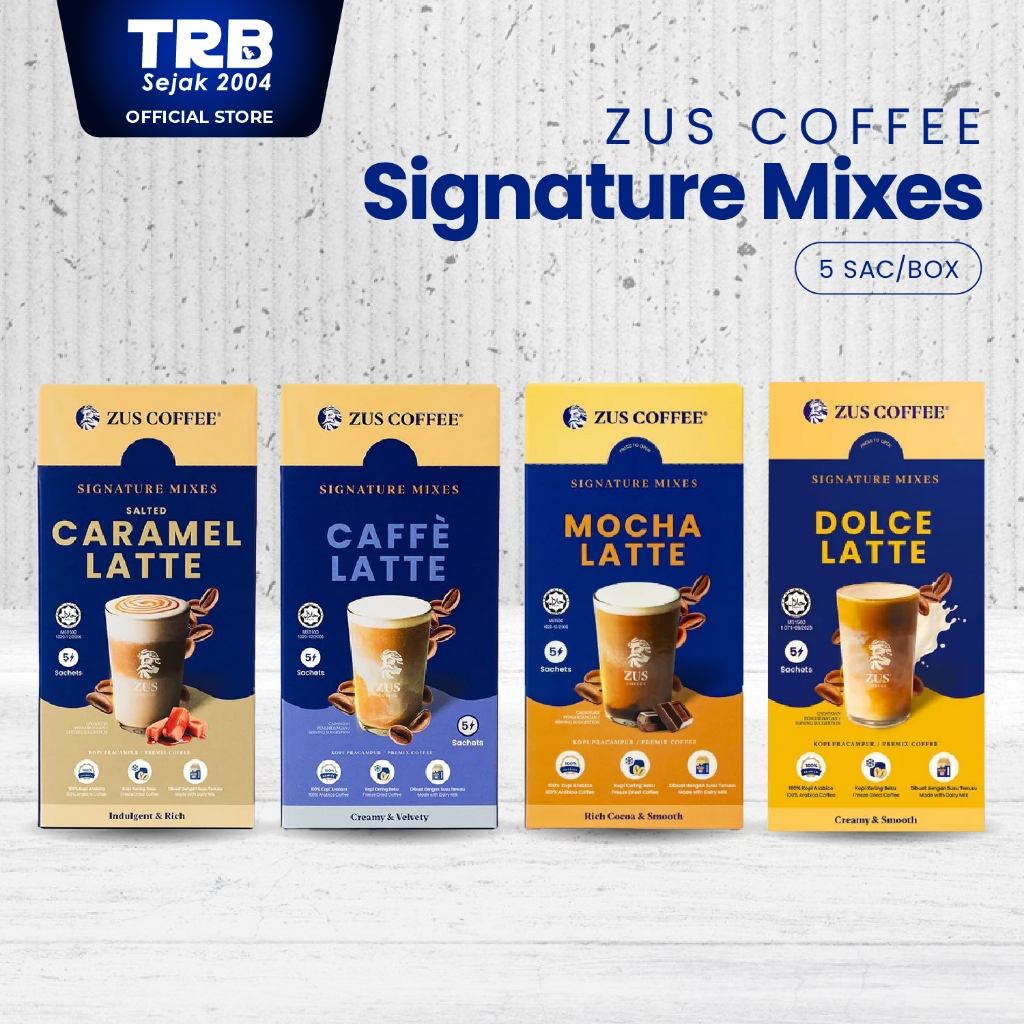 Zus Coffee Signature Mixes Coffee Kopi Original ( 5 sachet) | Shopee ...