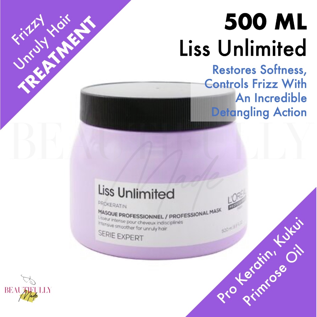 L'Oreal Professional Serie Expert Liss Unlimited Masque Mask 500ml ...
