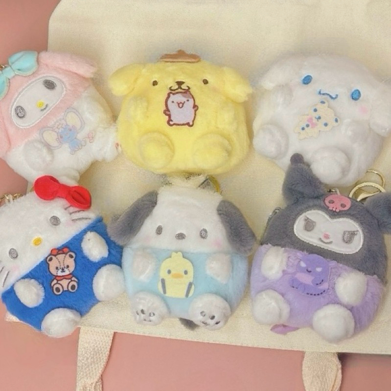 Sanrio Coin Pouch Collection | Cute Kawaii Furry Kuromi, Cinnamoroll ...