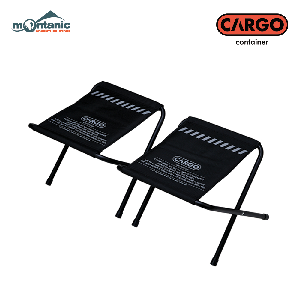 Cargo Container BBQ Chair Set 2pcs Folding 90kg Load Capacity Aluminum ...