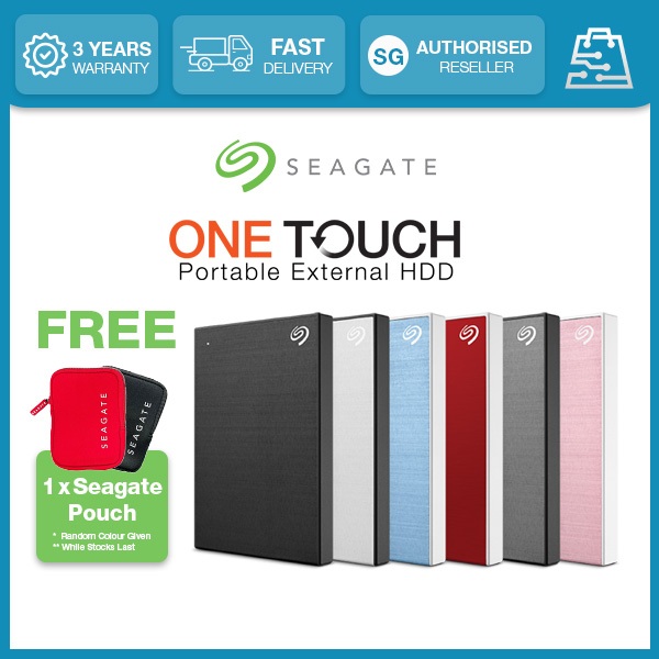 Seagate One Touch External HDD with Password Protection / Hard Drive ...