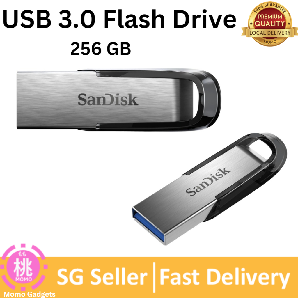 SanDisk SDCZ73-256G-GC46 646B Ultra Flair USB 3.0 Flash Drive and Cloud ...