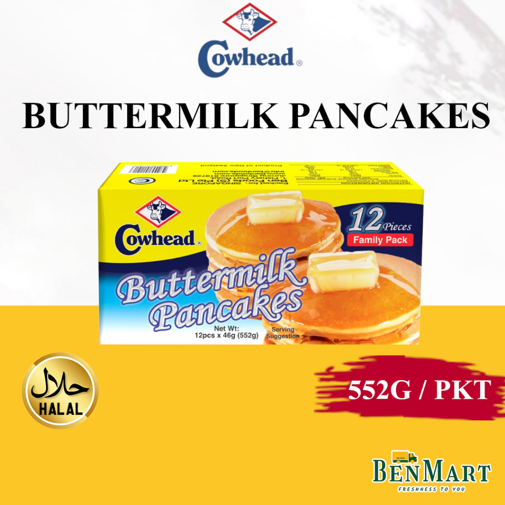 [BenMart Frozen] Cowhead Buttermilk Pancakes 12s Value Pack - Halal ...