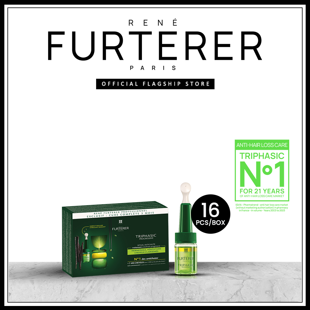 Rene Furterer Triphasic Progressive Anti-Hair Loss Treatment 5.5ml x 16 ...