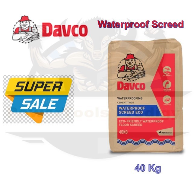 DAVCO WATERPROOF SCREED ECO 40KG | Shopee Singapore
