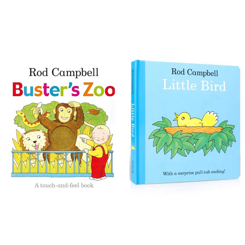 Authentic Rod Campbell: Buster’s Zoo/ Little Bird (Board Book) | Shopee ...