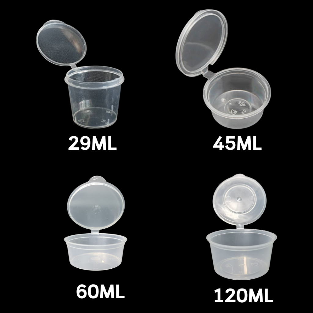 [SG Ready Stock ] Disposable Sauce Container/Sauce Cup/Disposable Chili ...