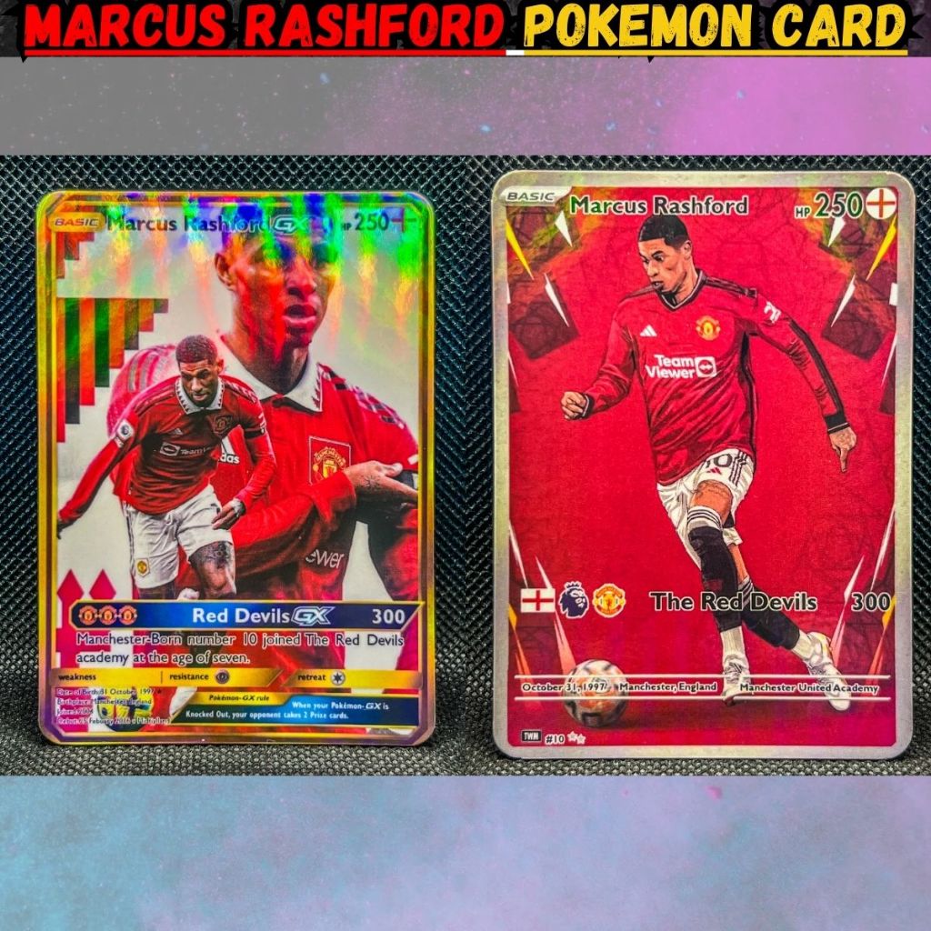 Manchester United: Marcus Rashford Pokemon Card | Shopee Singapore
