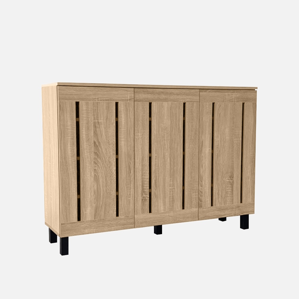 VHIVE Texas 1.2m Shoe Cabinet - 120cm Shoe Rack Storage Cupboard ...