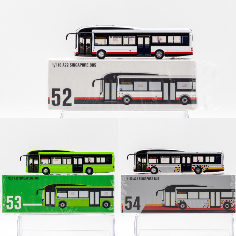 1/110 Man A22 Singapore Bus Stripe/Pixel/Lush Green Livery (Masterpiece ...