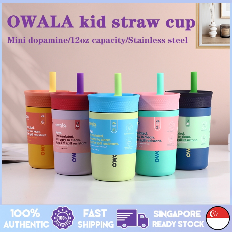 Owala kind's Straw Cup 304 Stainless Steel Thermal Cup 12oz Portable ...