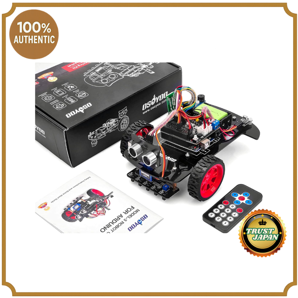 OSOYOO 2-Wheel Drive Smart Robot Car Starter Kit Arduino Compatible UNO ...