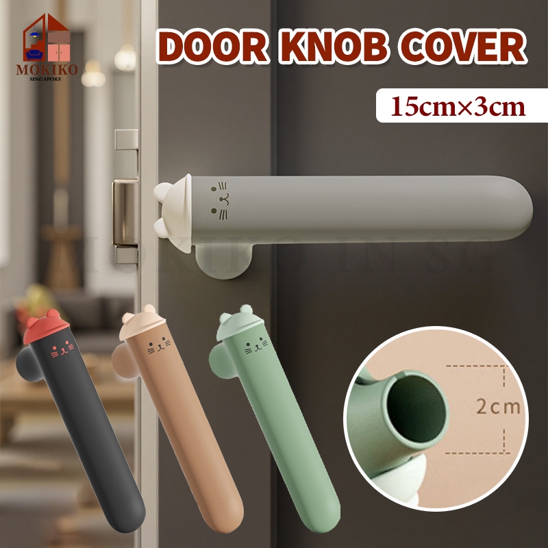 【SG】Silicone Door Knob Cover Thickened Door Handle Cover Anti-Static ...