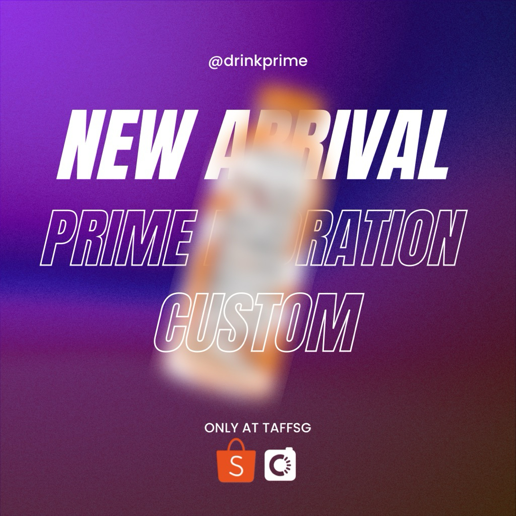 PRIME HYDRATION CUSTOM ORDER | Shopee Singapore