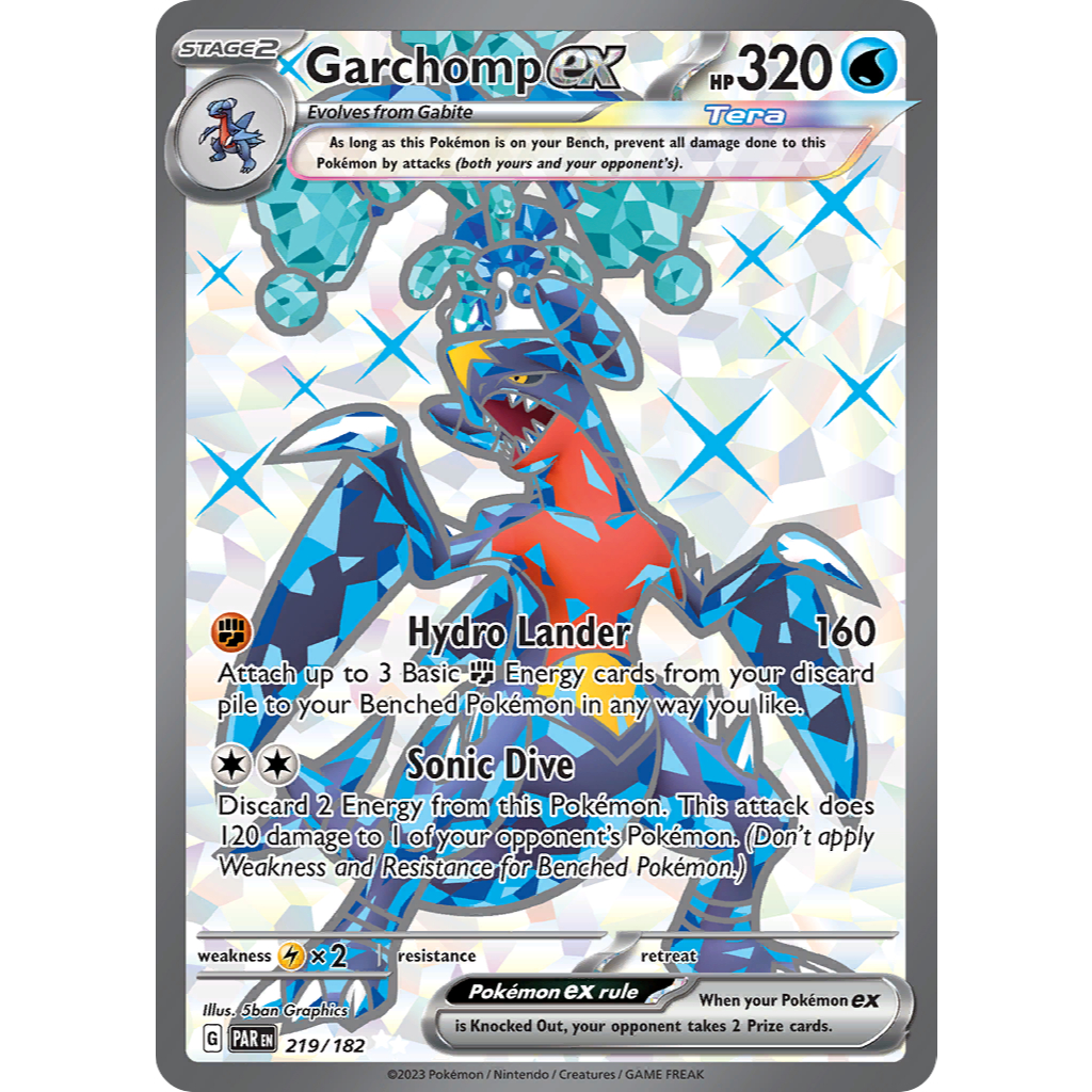 [Pokemon TCG] [Scarlet & Violet: Paradox Rift] Ultra Rare Garchomp ex ...