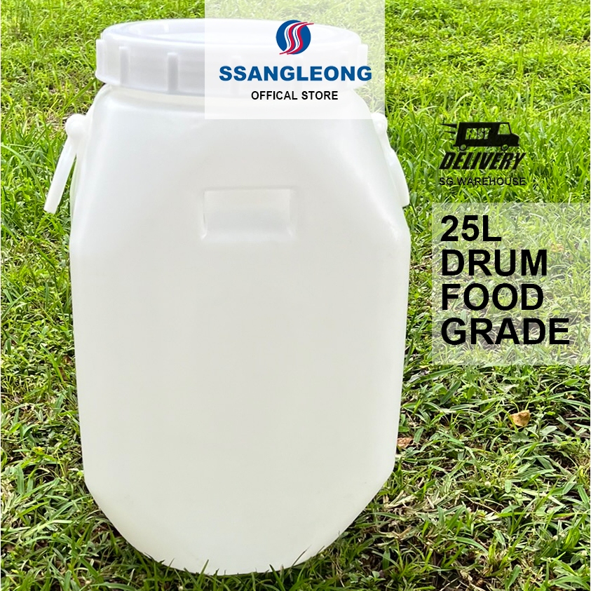 [SG STOCK] 25L/50L Food Grade Drum 💧 Multi-purpose Liquid Container ...