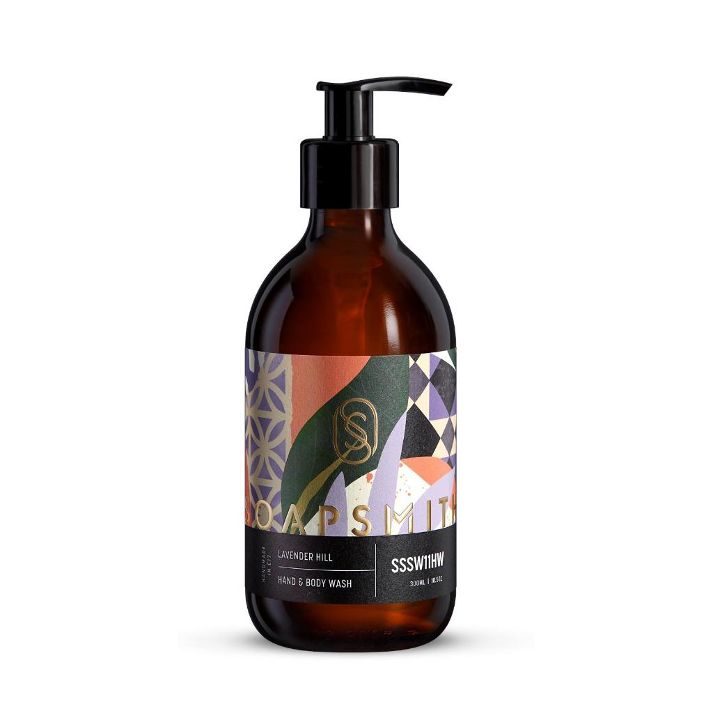 Soapsmith - Lavender Hill Luxury Hand Wash in Glass Bottle 300ml | Shopee Singapore