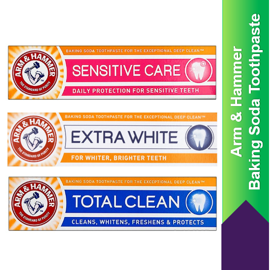 Arm & Hammer Baking Soda Toothpaste, 125g | Shopee Singapore