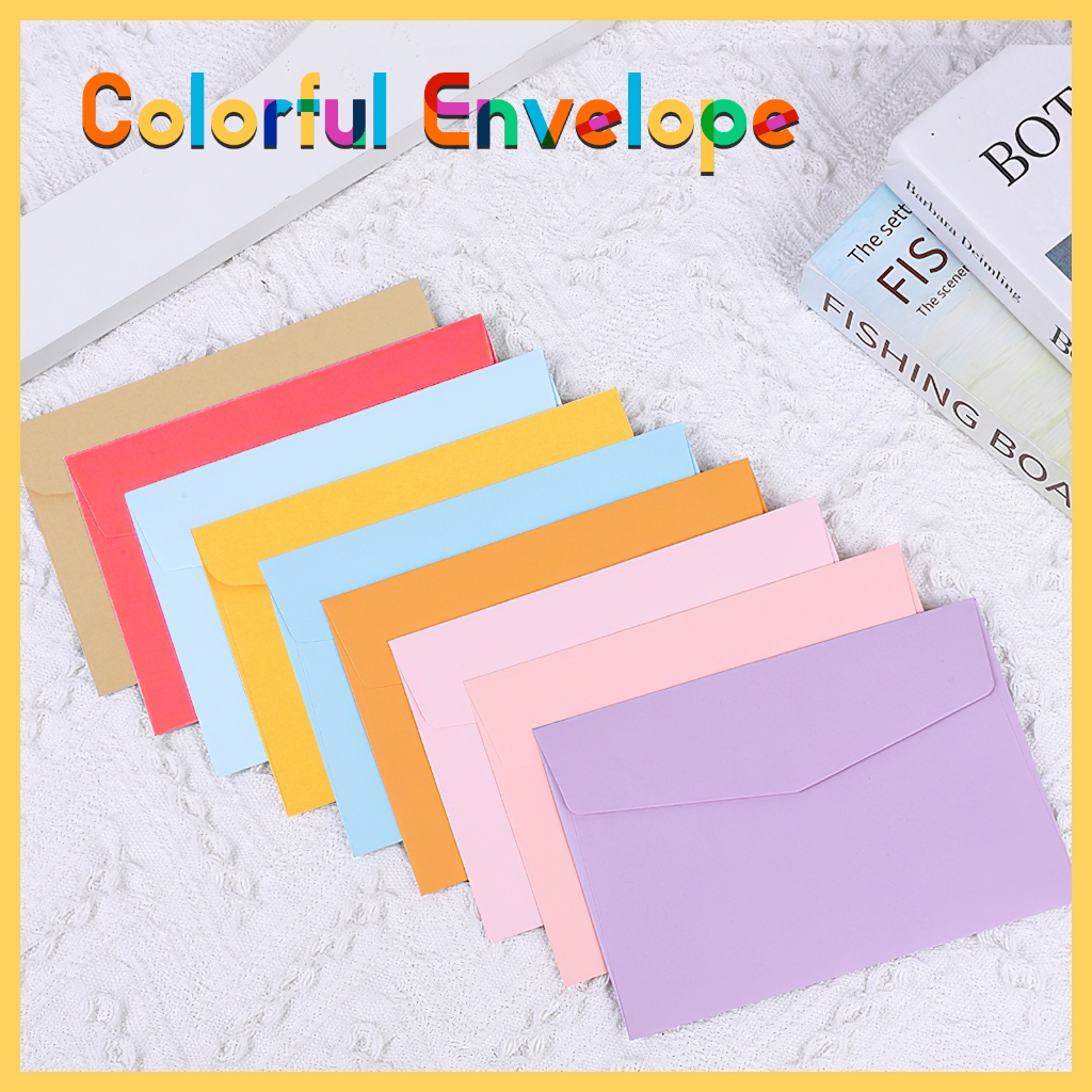 SG Envelopes Mini Thick Colorful A7 Retro Cardstock Set for Wedding ...