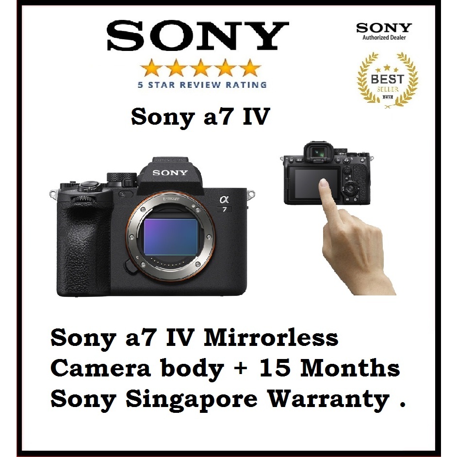 Sony a7 IV Mirrorless Camera body + 15 Months Sony Singapore Warranty + Free Gifts | Shopee ...
