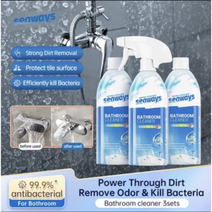 🇸🇬 SELLER - Seaways Bathroom Spray Cleaner (500g) Toliet Bowl Cleaner ...