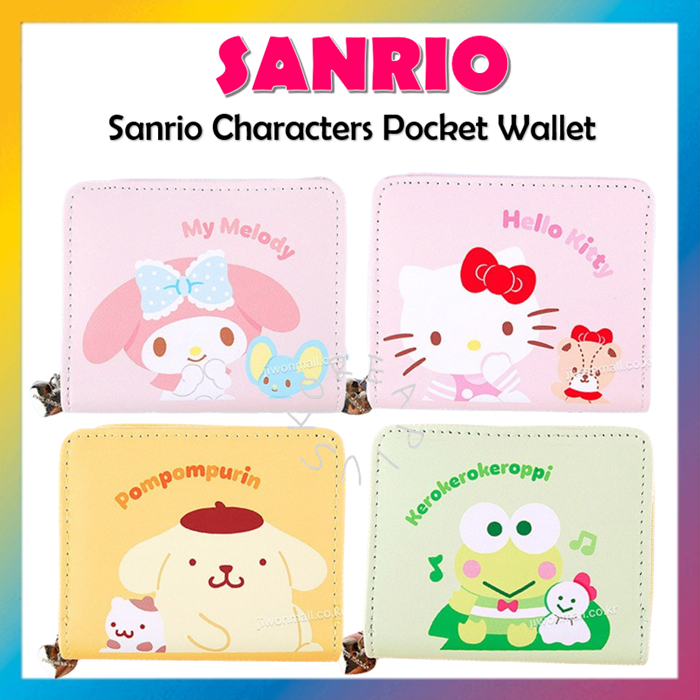 [SANRIO] Sanrio Characters Pocket Wallet (Mymelody, Keroppi ...