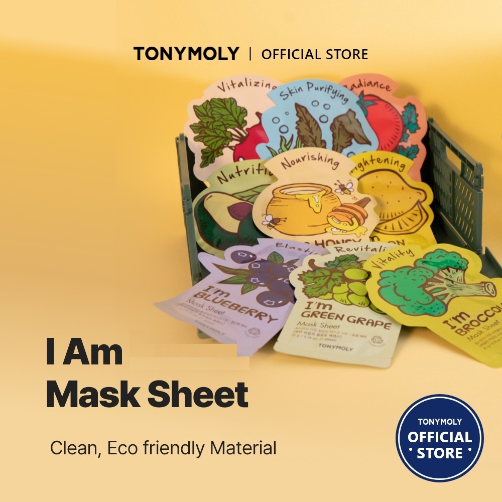 [TONYMOLY] I Am Mask Sheet Biodegradable Sheets[10] | Shopee Singapore