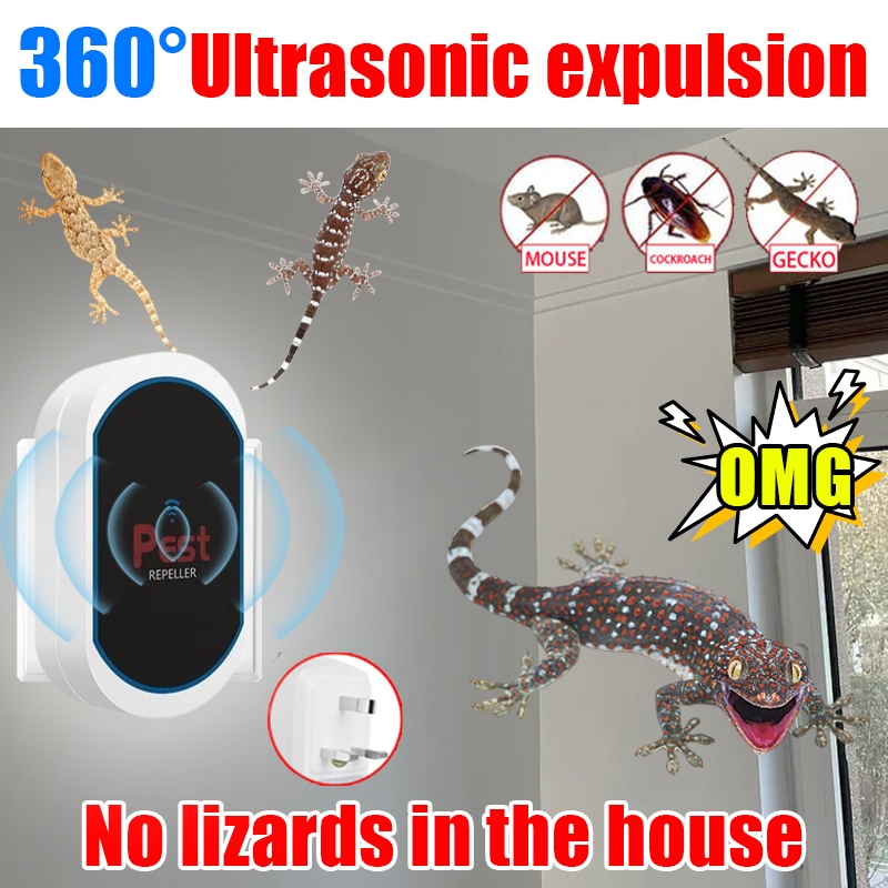 360°Ultrasonic expulsion AL lizard repellent Lizard repellent ...