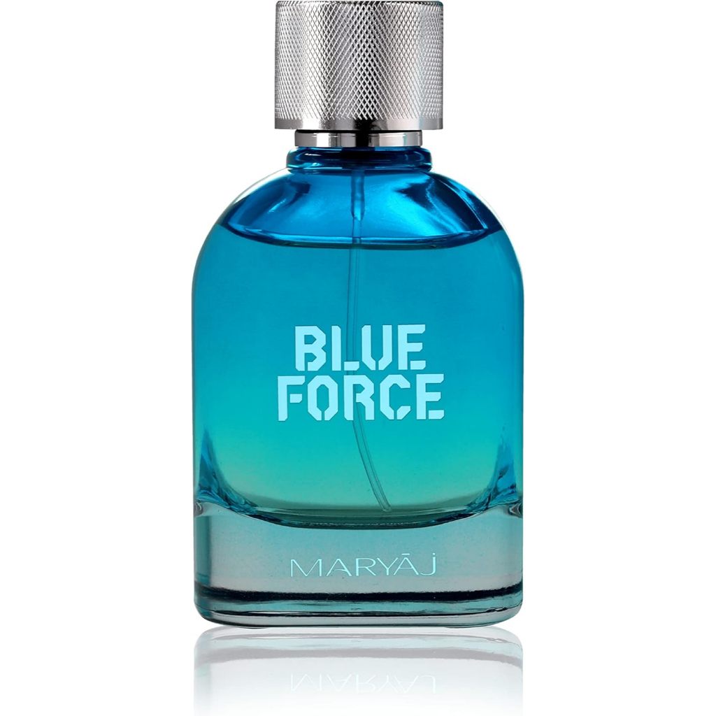 MARYAJ Blue Force Eau De Parfum For Men, 100 ml | Shopee Singapore
