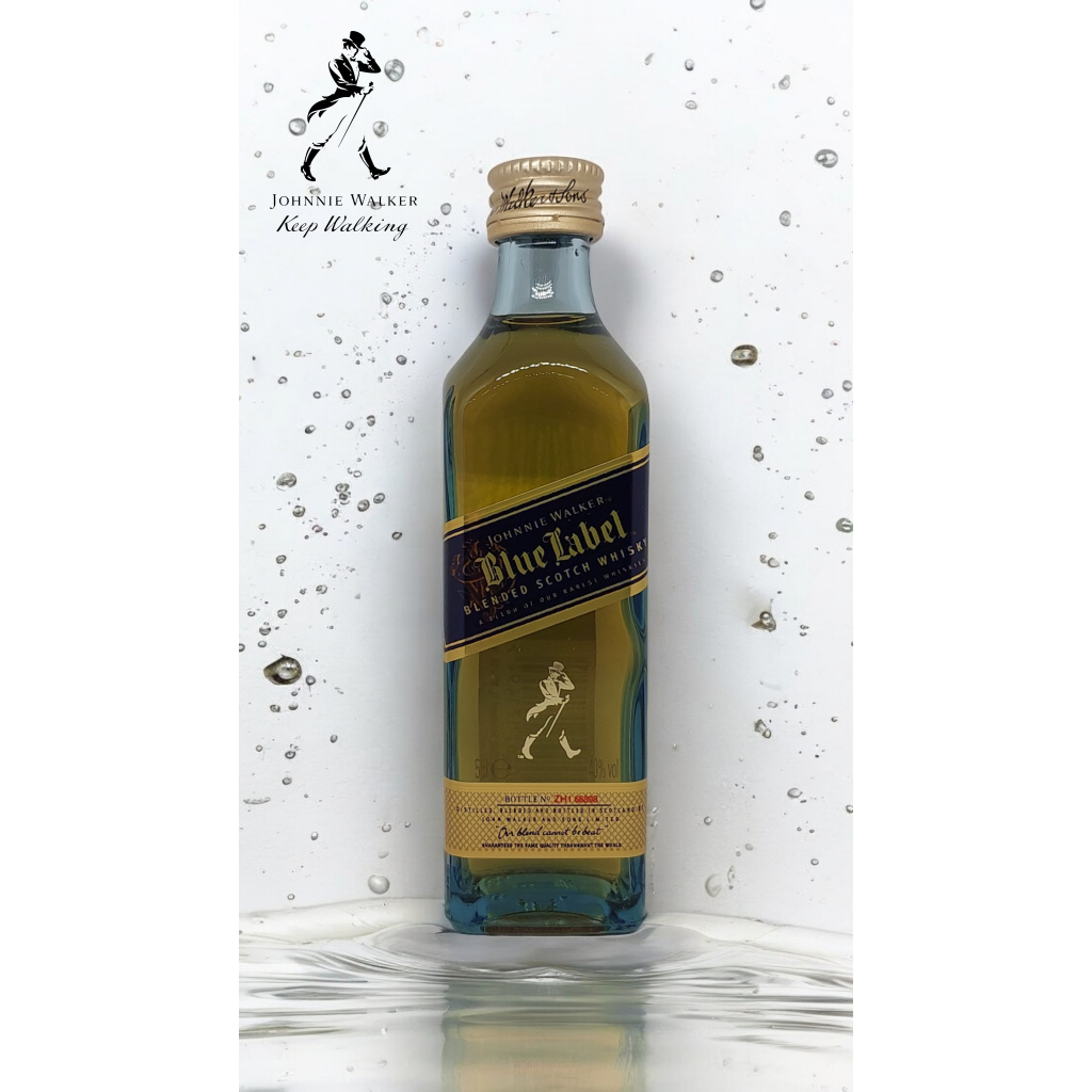 Johnnie Walker Blue Label Whisky 50ml 5cl Miniature | Shopee Singapore