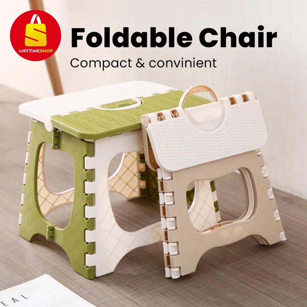 [SG] Foldable home step stool/ Portable folding chair/ Small bench tool ...