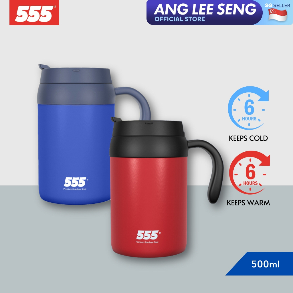 555 Stainless Steel Vacuum Thermal Office Mug 500ml (Latest Model ...