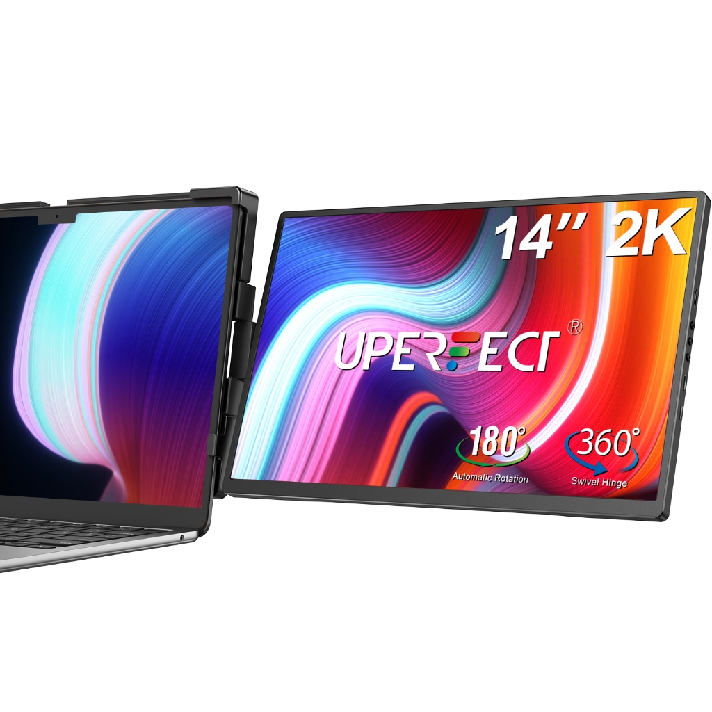 UPERFECT 2K Portable Monitor 14inch 300cd/m² Brightness 1200:1 Contrast ...