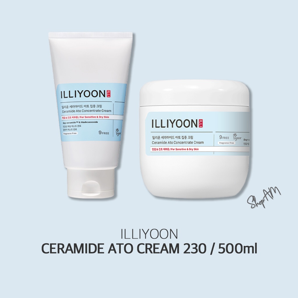 BoxPacking [ILLIYOON] 250ml Ceramide Ato Concentrate Cream 230ml, 500ml / ship from KOREA ...