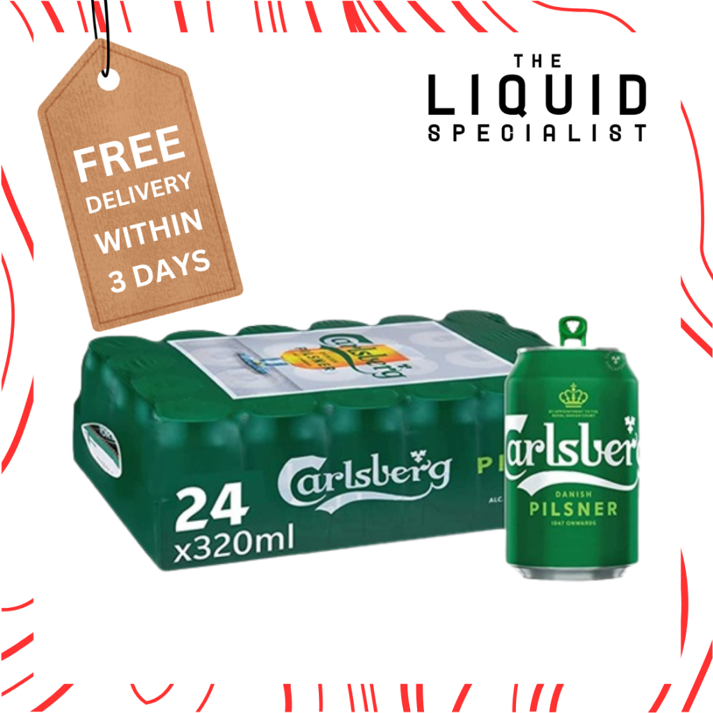 Carlsberg Green Label Beer - 24 cans x 320ml (5 cartons) | Shopee Singapore
