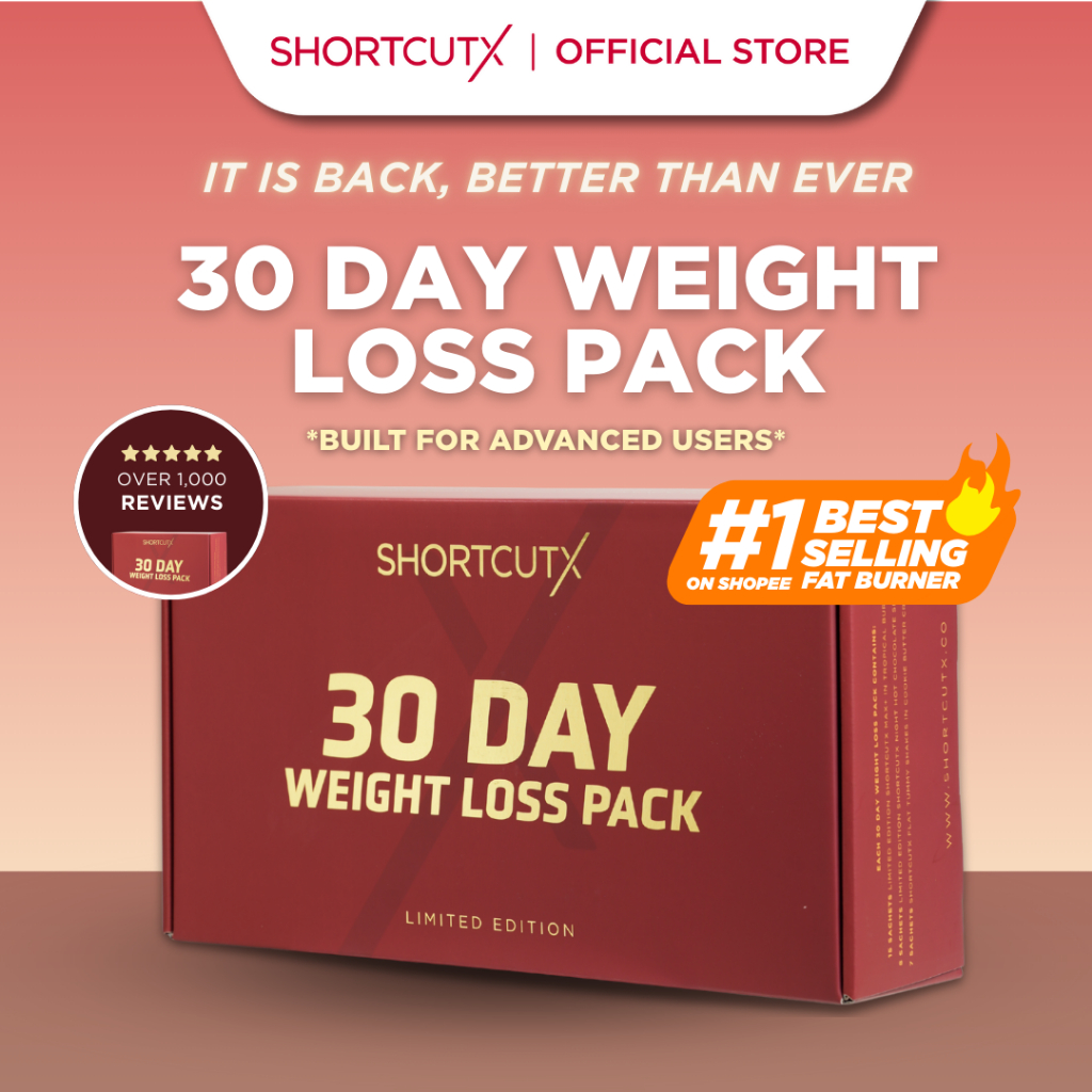 Shortcutx 30 Day Weight Loss Pack - Limited Edition Kit for Slimming ...