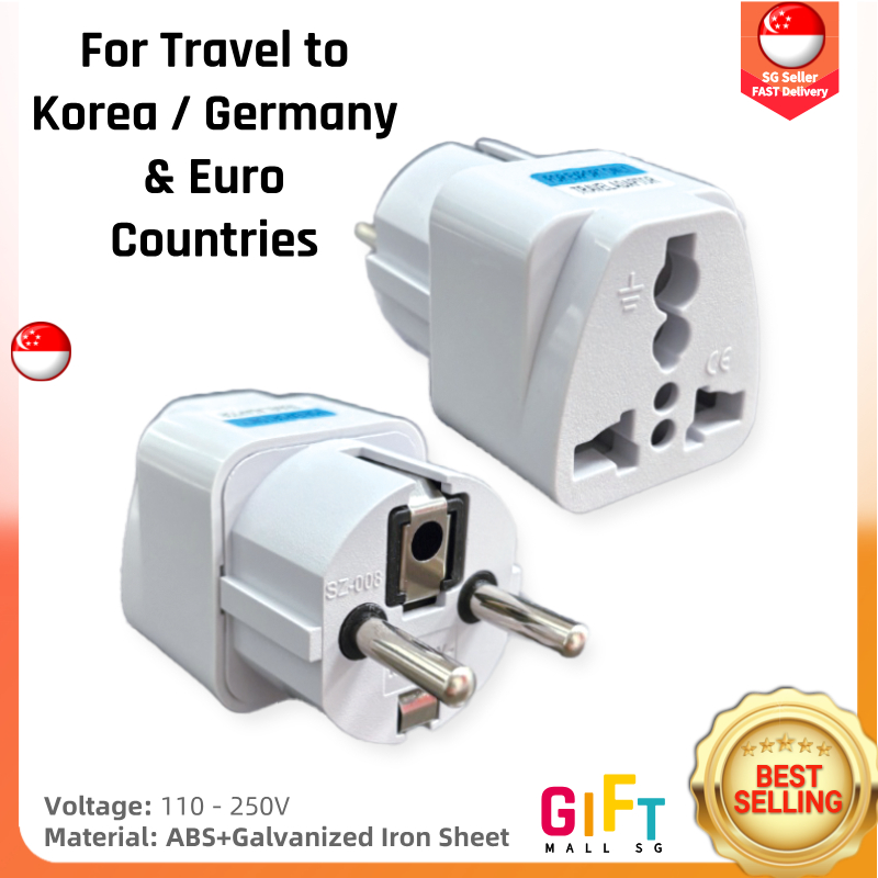🏅Korea Germany and other European Countries Universal Conversion Plug ...