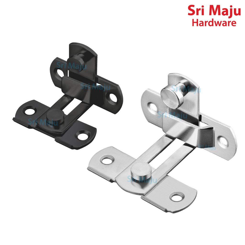MAJU SWBT-90 Stainless Steel Swivel Bolt Door Latch Slug Catch Hasp ...