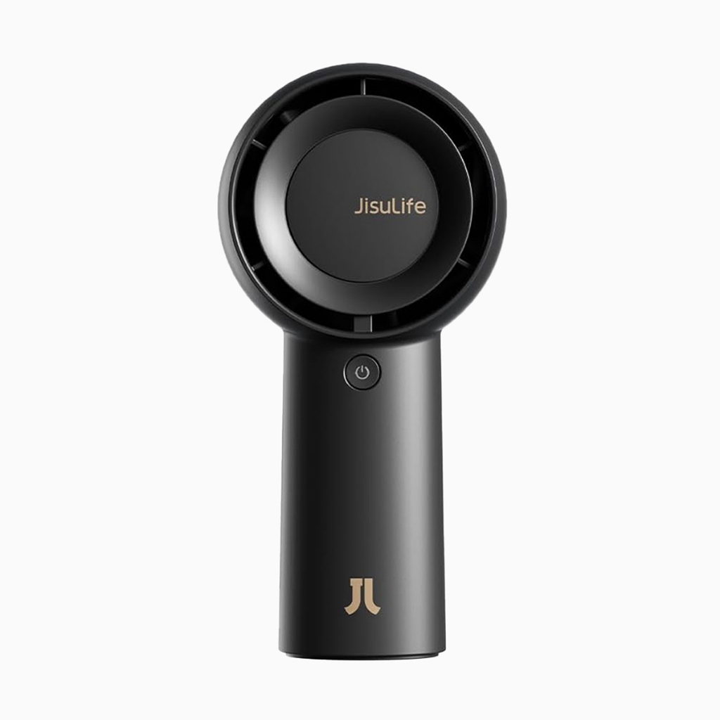 JISULIFE Portable Handheld Turbo Fan 6000mAh Black Pocket Fans Jisu ...