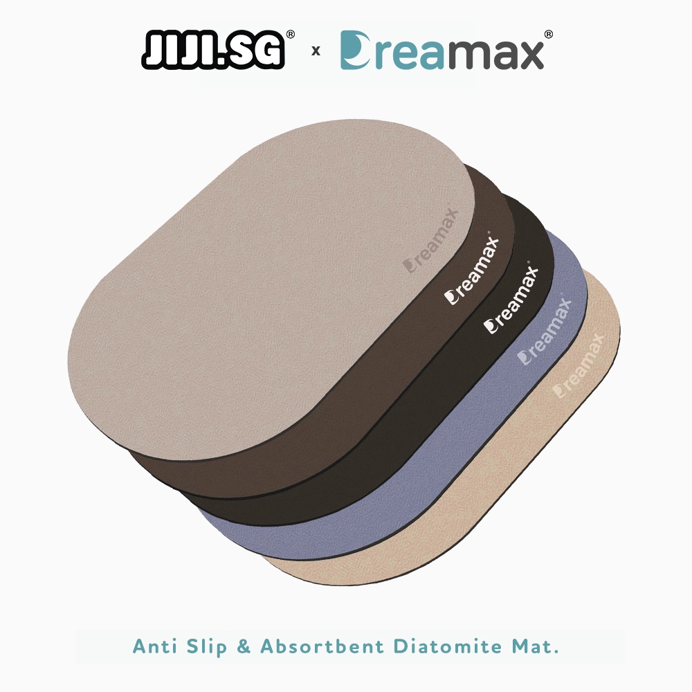 (JIJI.SG x DREAMAX) WUBSHET Soft Diatomite Floor Mat / Round - Living ...