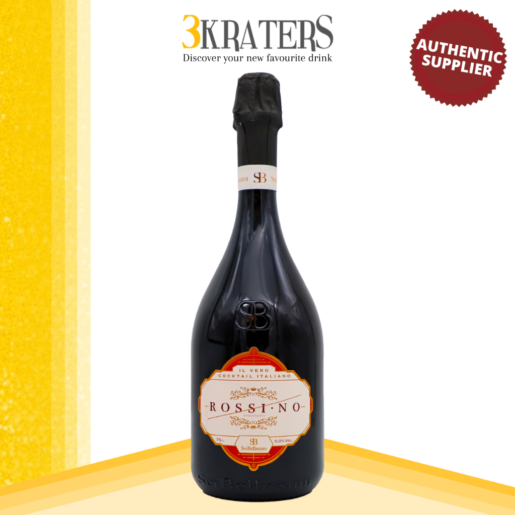 Sei Bellissimi Rossino Non-alcoholic Sparkling Wine Strawberry Mocktail ...
