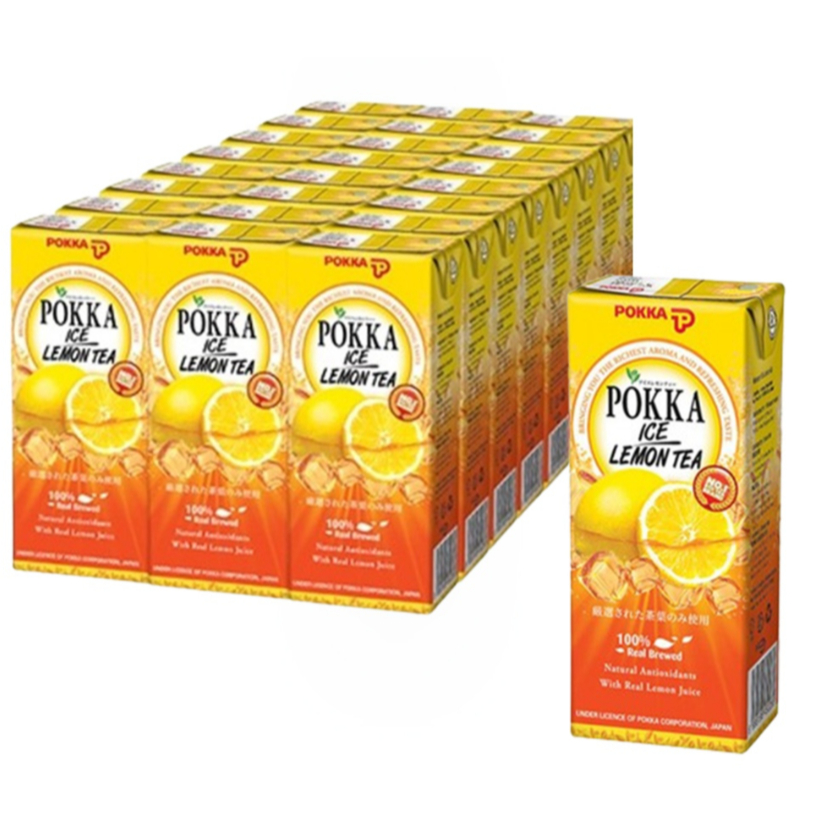 PRICE DROP Pokka Ice Lemon Tea Packet (24 x 250ml) | Shopee Singapore