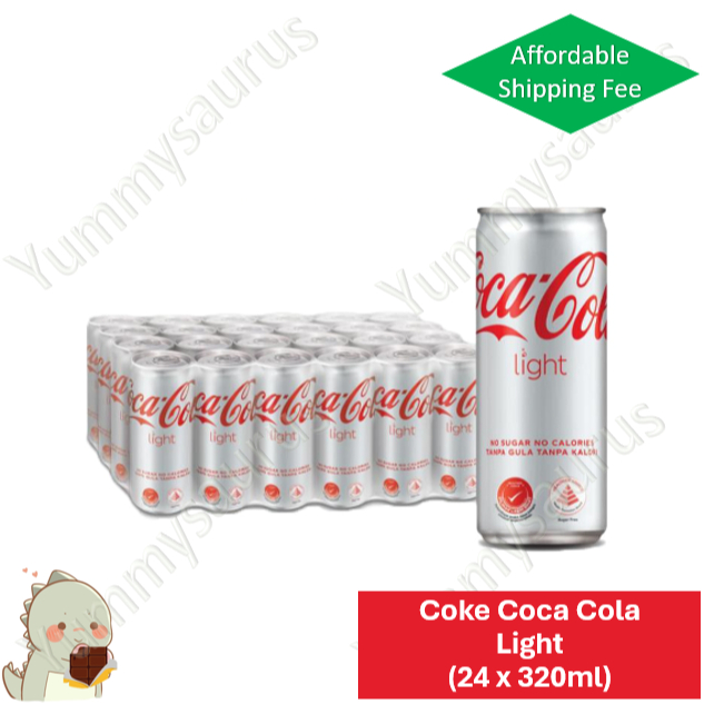 Coke Coca Cola Light (24 x 320ml) | Shopee Singapore
