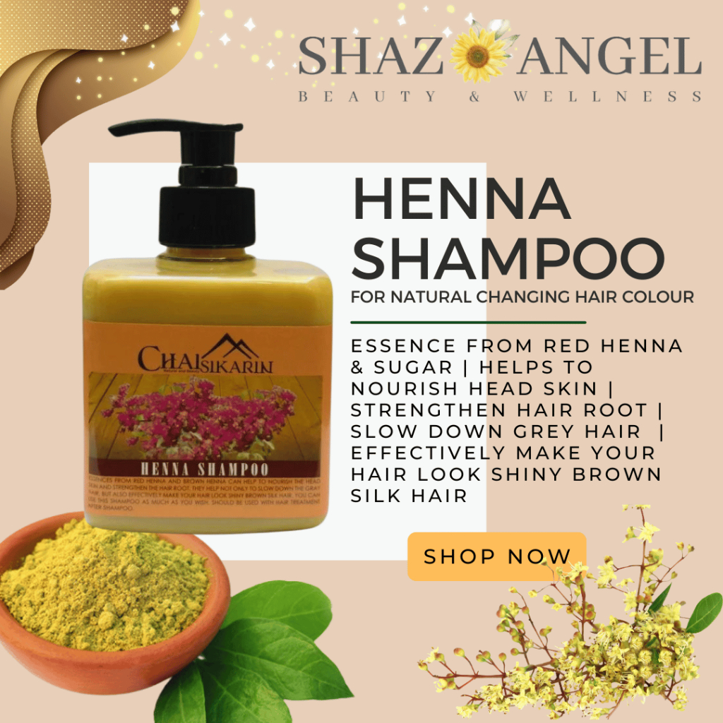 (SG Ready Stock) Henna Shampoo (For natural changing hair colour ...